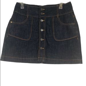 Bullhead Skirts | Distressed Light Denim Micro Mini Skirt | Poshmark